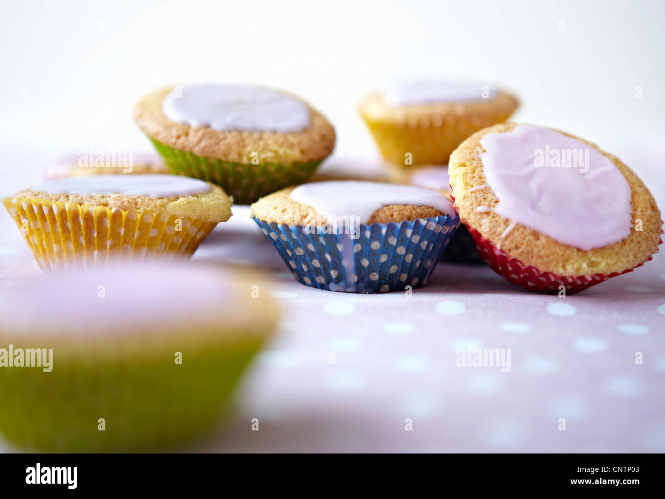 Iced cupcakes hi-res stock photography and images - Alamy