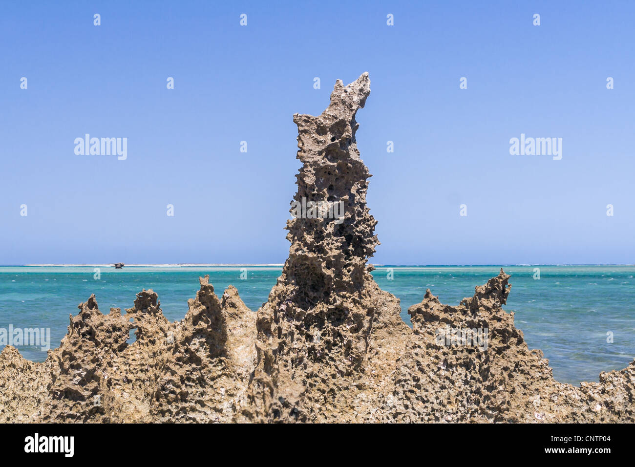 Seascape on the lagoon of Andavadoaka, southwestern Madagascar Stock ...