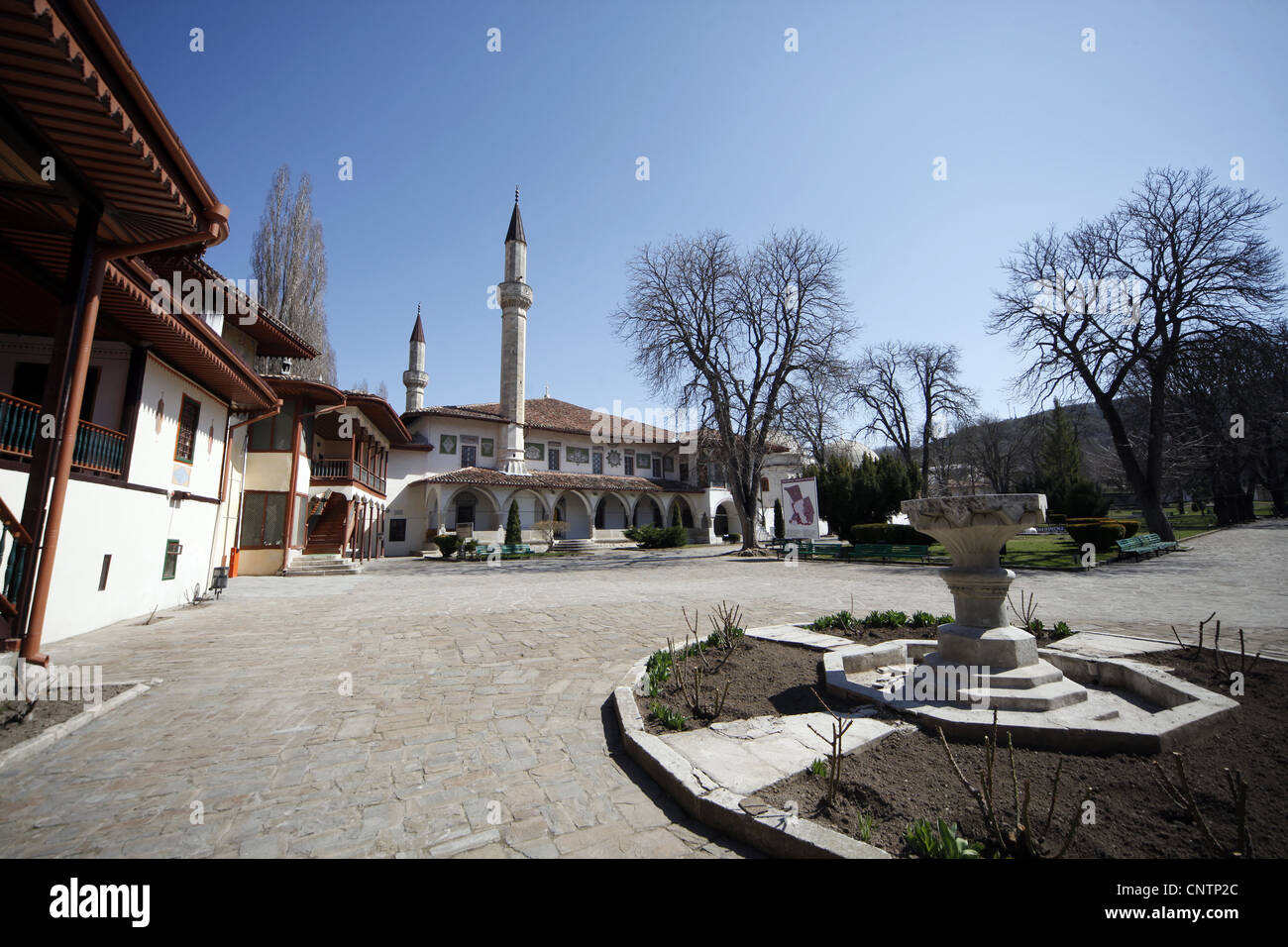 GREAT MOSQUE HANSARAY KHAN'S PALACE BAKHCHISARAY CRIMEA UKRAINE 04 ...