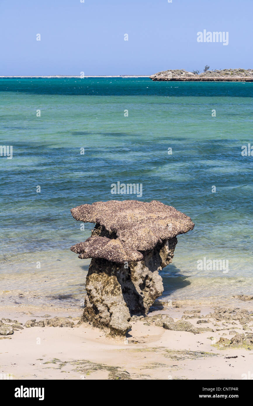 Seascape on the lagoon of Andavadoaka, southwestern Madagascar Stock ...