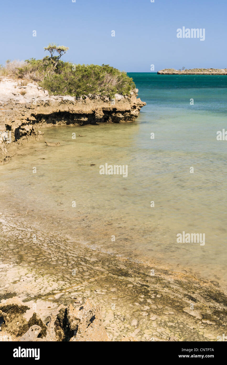 Seascape on the lagoon of Andavadoaka, southwestern Madagascar Stock ...