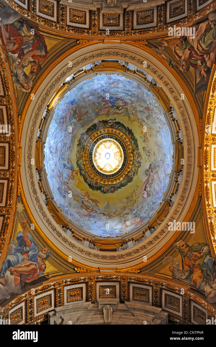 St. Peter's Basilica Rome Italy Europe Catholic Pope Stock Photo - Alamy
