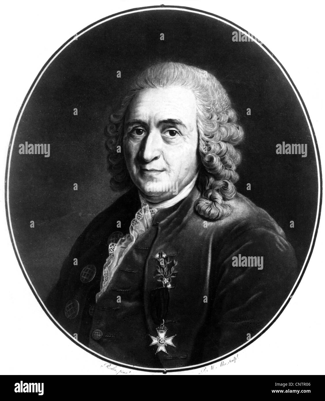 Linne, Carl von, 23.5.1707 - 10. 1.1778, Swedish natural scientist ...