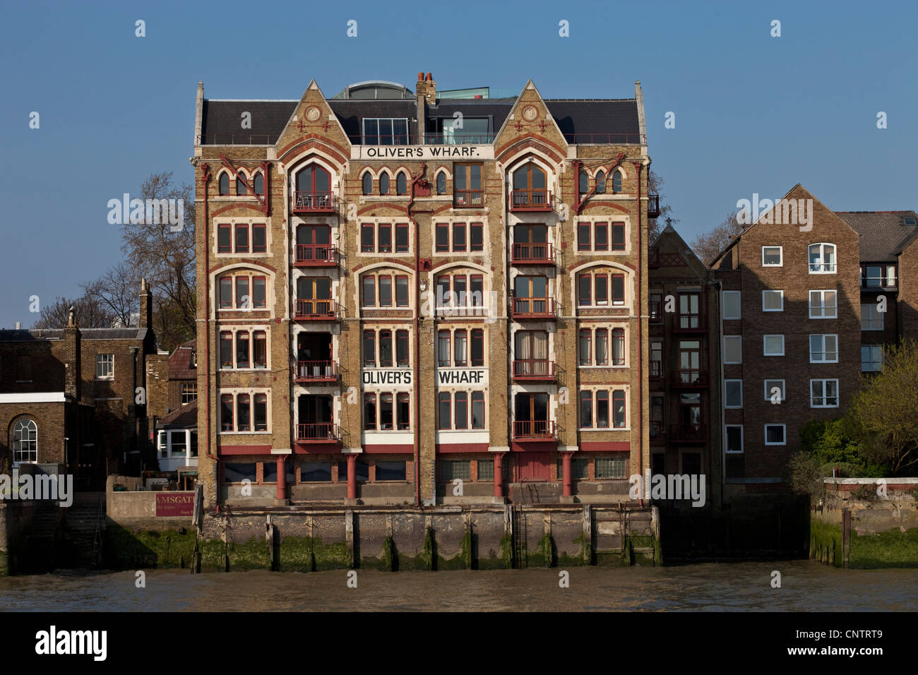Riverside Apartments, London, England Stock Photo - Alamy