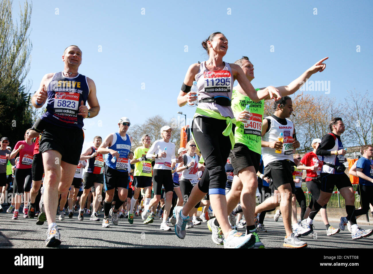 London, UK - April 22, 2012: Runners in London Marathon Stock Photo - Alamy