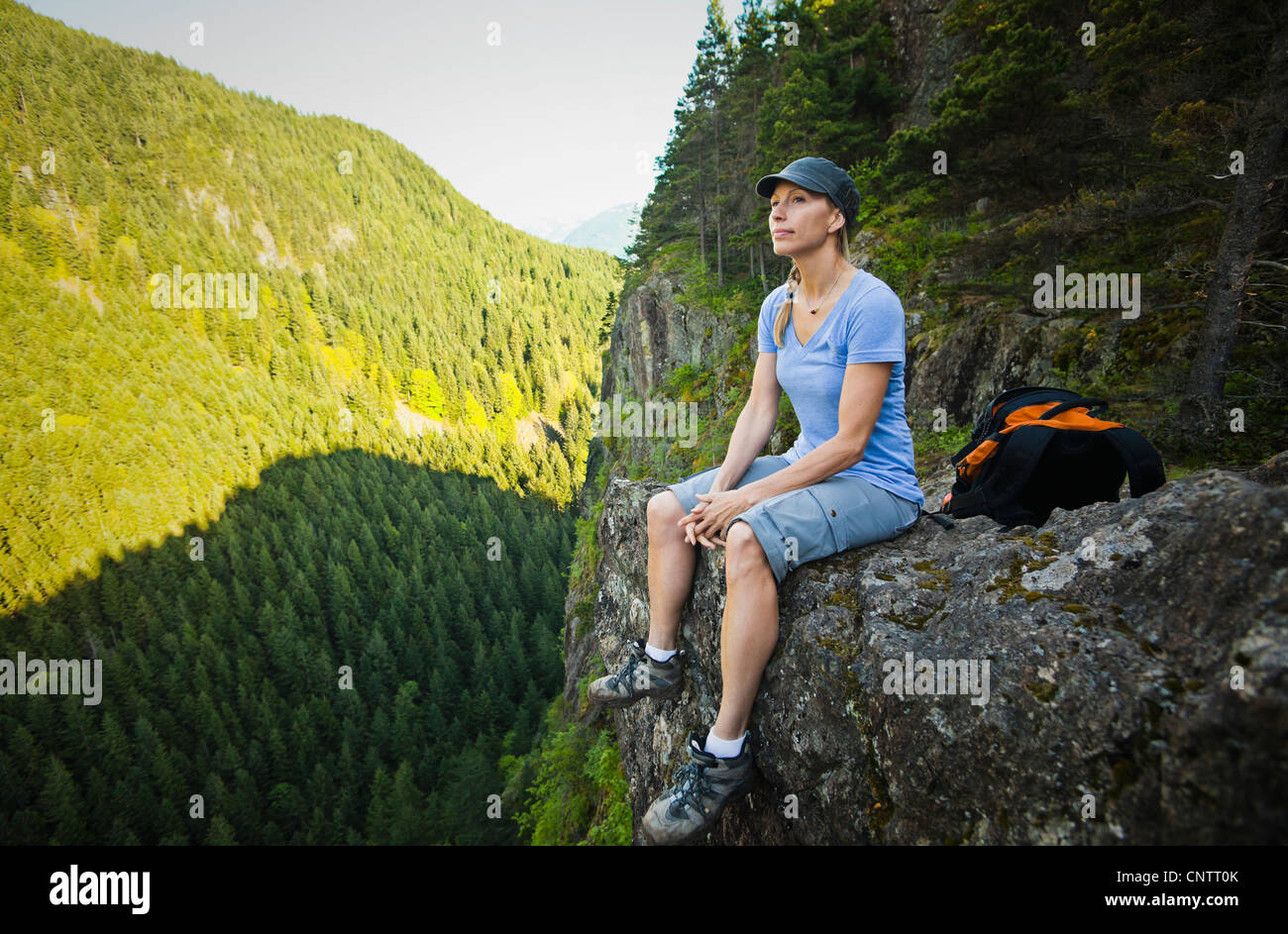 Mt si washington hiking hi-res stock photography and images - Alamy