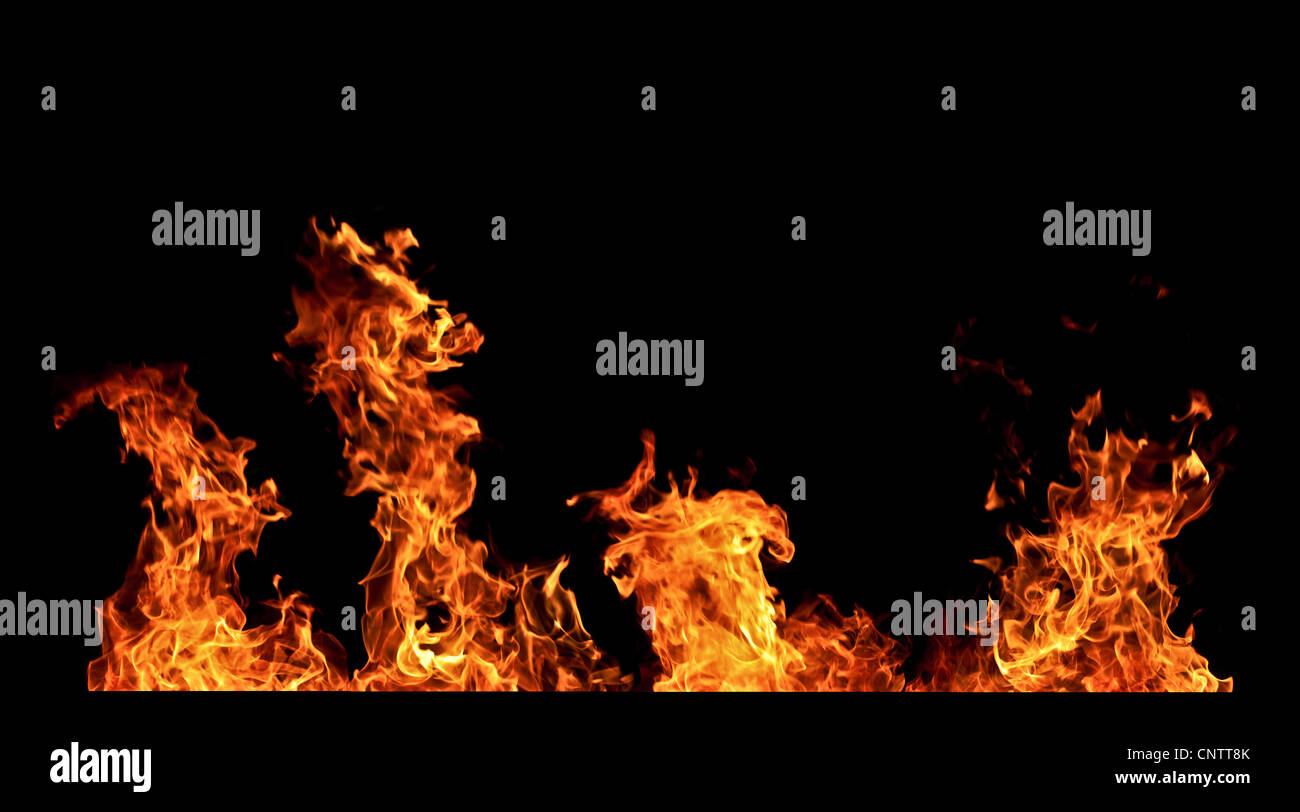 Fire flames background Stock Photo - Alamy