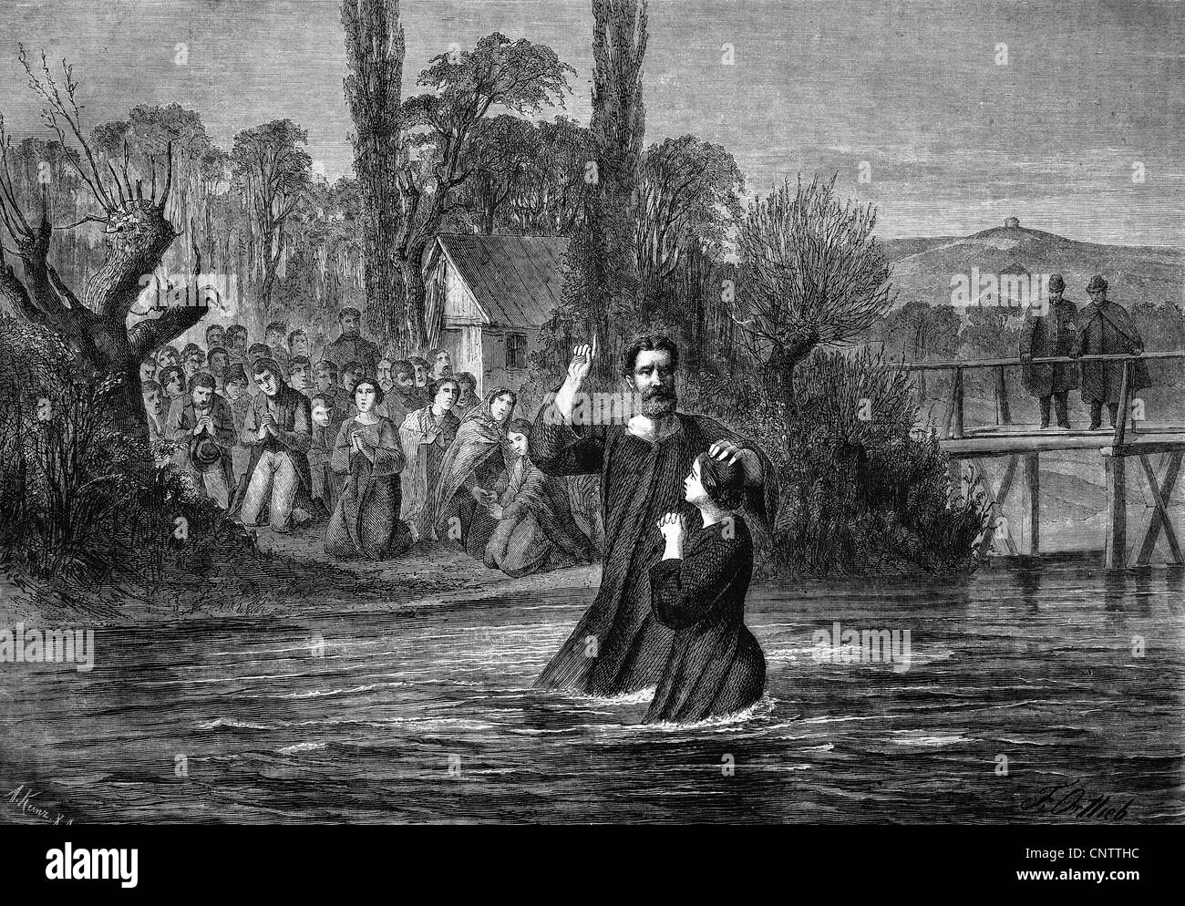 Historical baptism hi-res stock photography and images - Alamy
