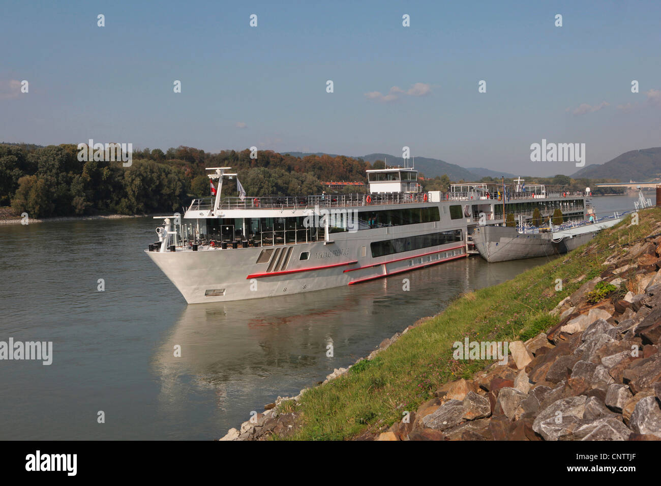 Viking Cruise ship on the Danube River Stock Photo - Alamy