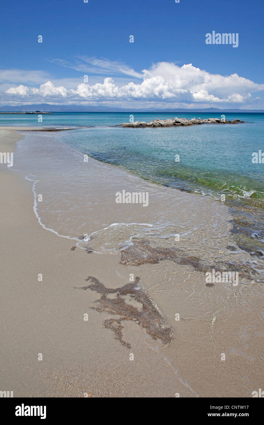 Beach at Kallithea, Kassandra Peninsula, Halkidiki,Central Macedonia ...