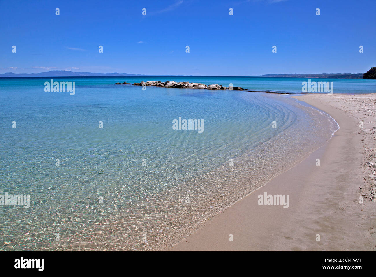 Beach at Kallithea, Kassandra Peninsula, Halkidiki,Central Macedonia ...