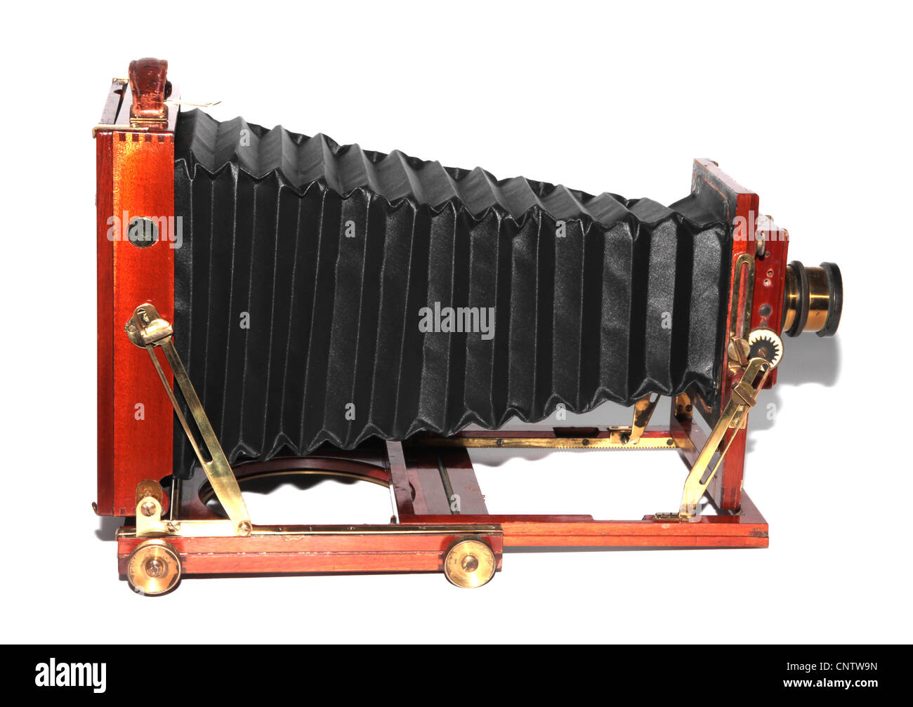 Very old wooden camera Stock Photo - Alamy