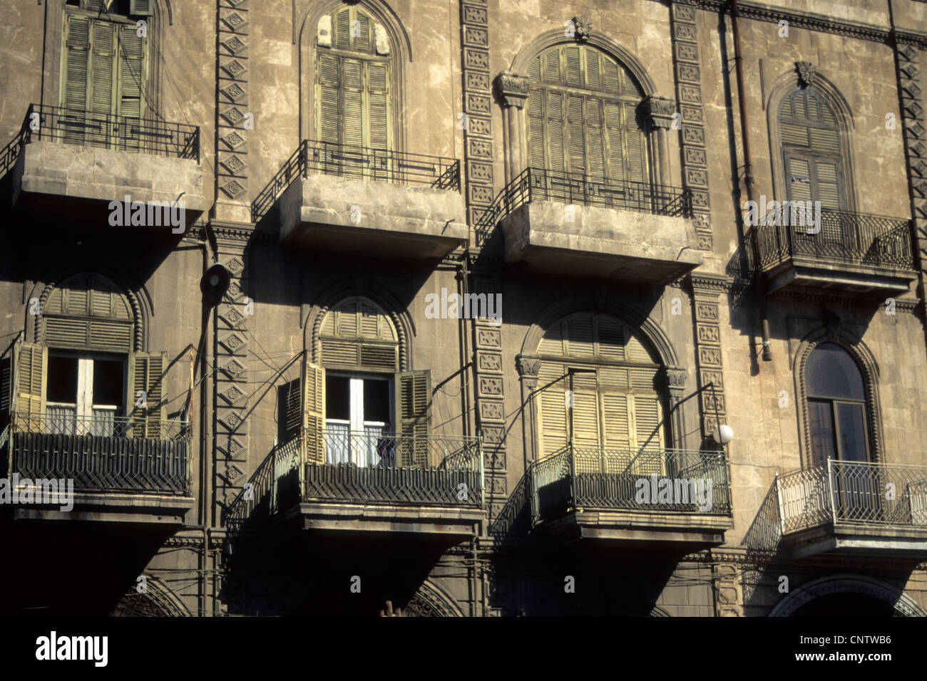 Balcony windows on facade hi-res stock photography and images - Alamy