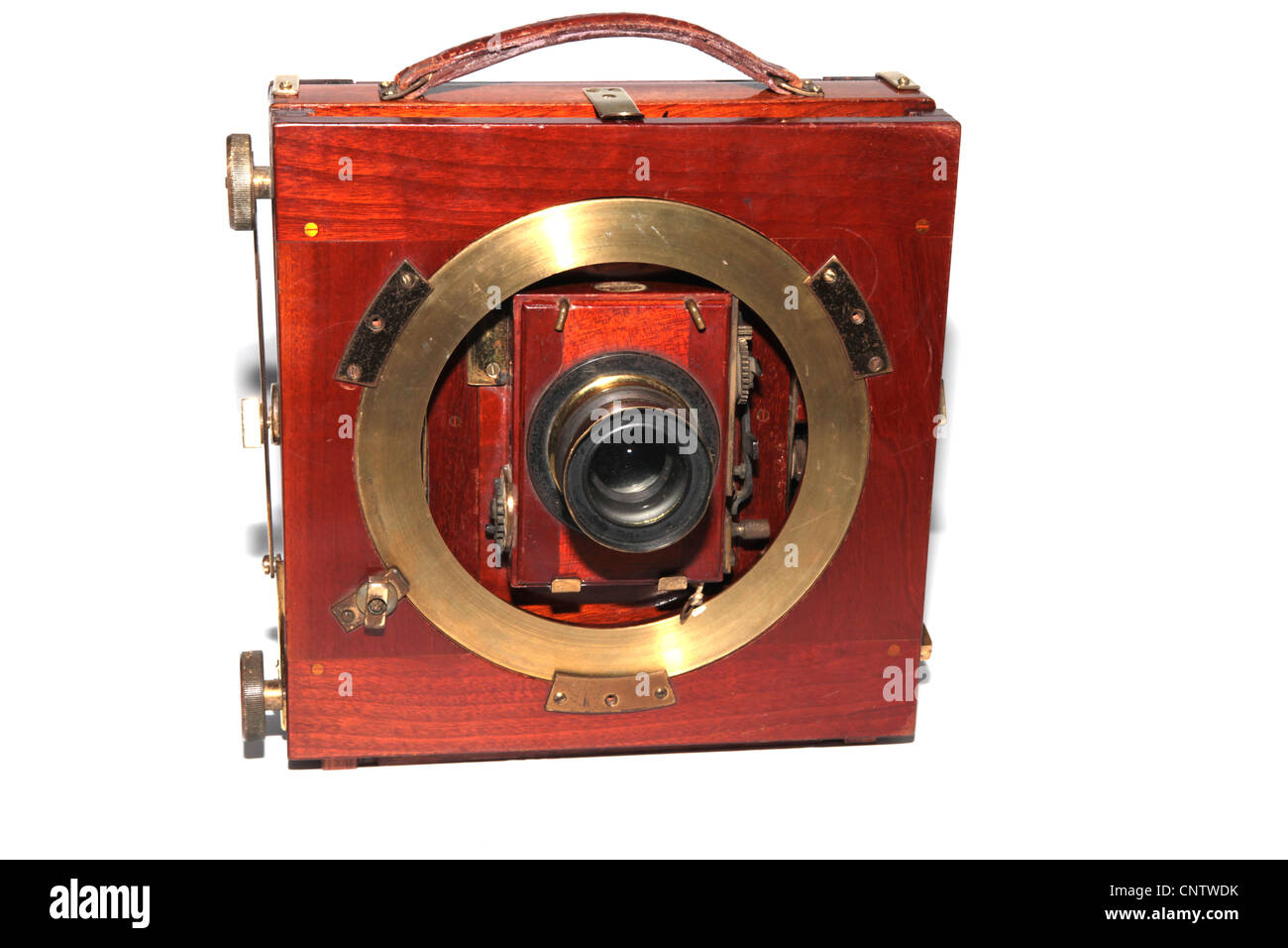 Very old wooden camera Stock Photo - Alamy
