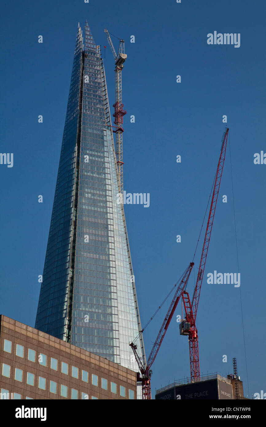 The Shard Building under construction, London, England Stock Photo - Alamy