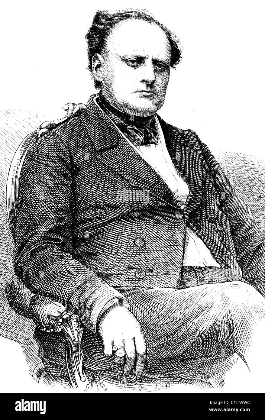 Eugene Alexander Megerle von Muehlfeld, 1810-1868, Austrian lawyer and ...