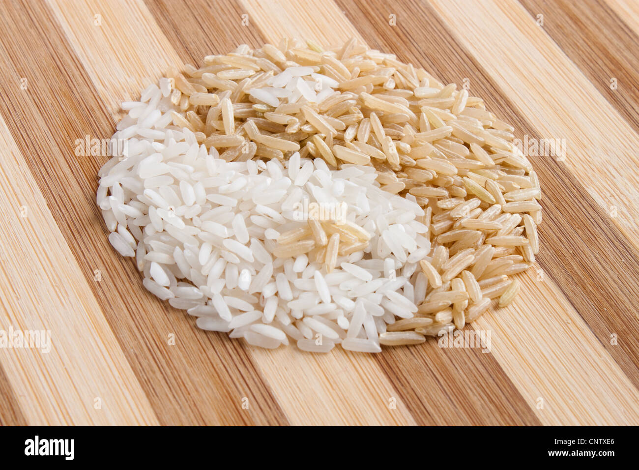 Yin yang symbol made by rice hi-res stock photography and images - Alamy