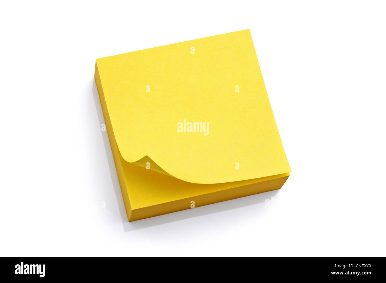 Blank yellow sticky note Stock Photo - Alamy Blank yellow sticky note Stock Photo - Alamy