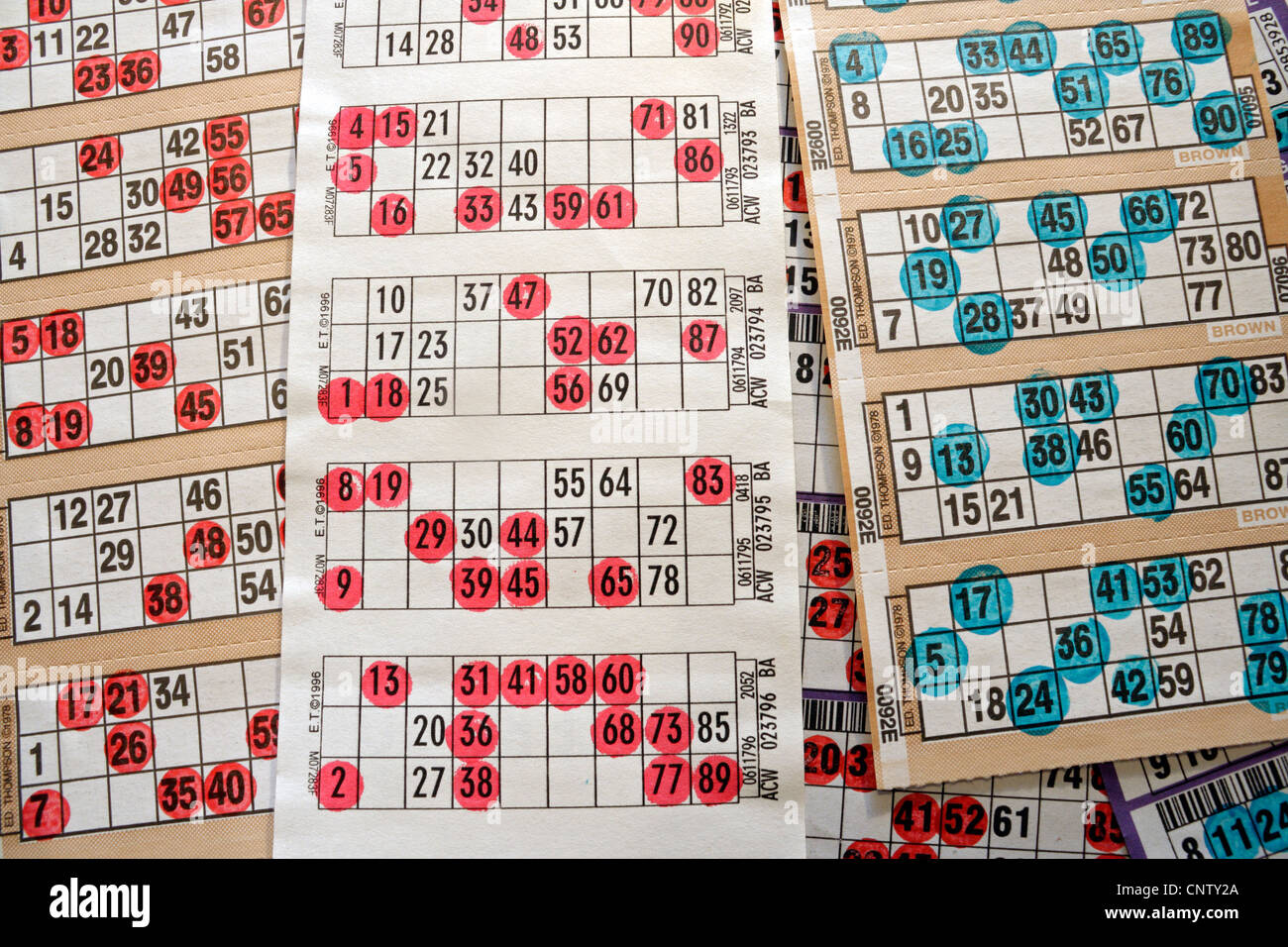 Bingo cards hi-res stock photography and images - Alamy