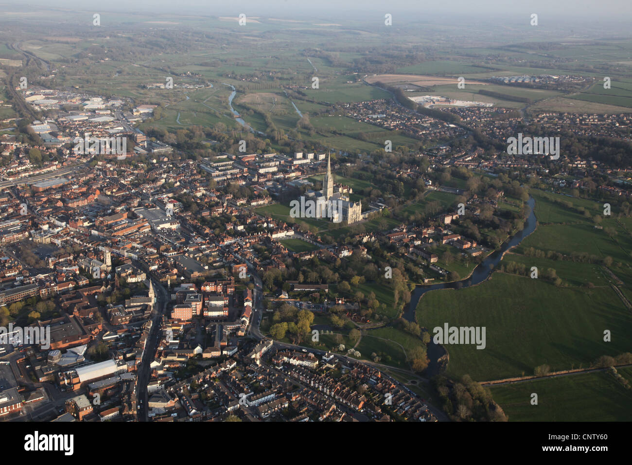 Salisbury aerial hi-res stock photography and images - Alamy