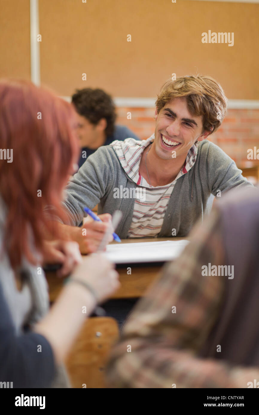 High school student back of head hi-res stock photography and images ...