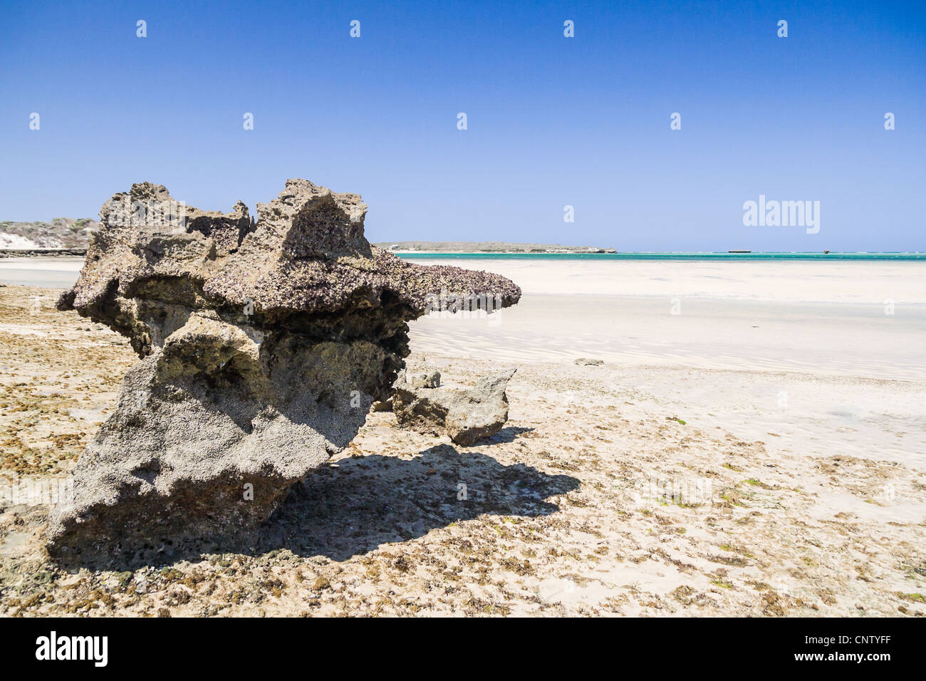 Seascape on the lagoon of Andavadoaka, southwestern Madagascar Stock ...