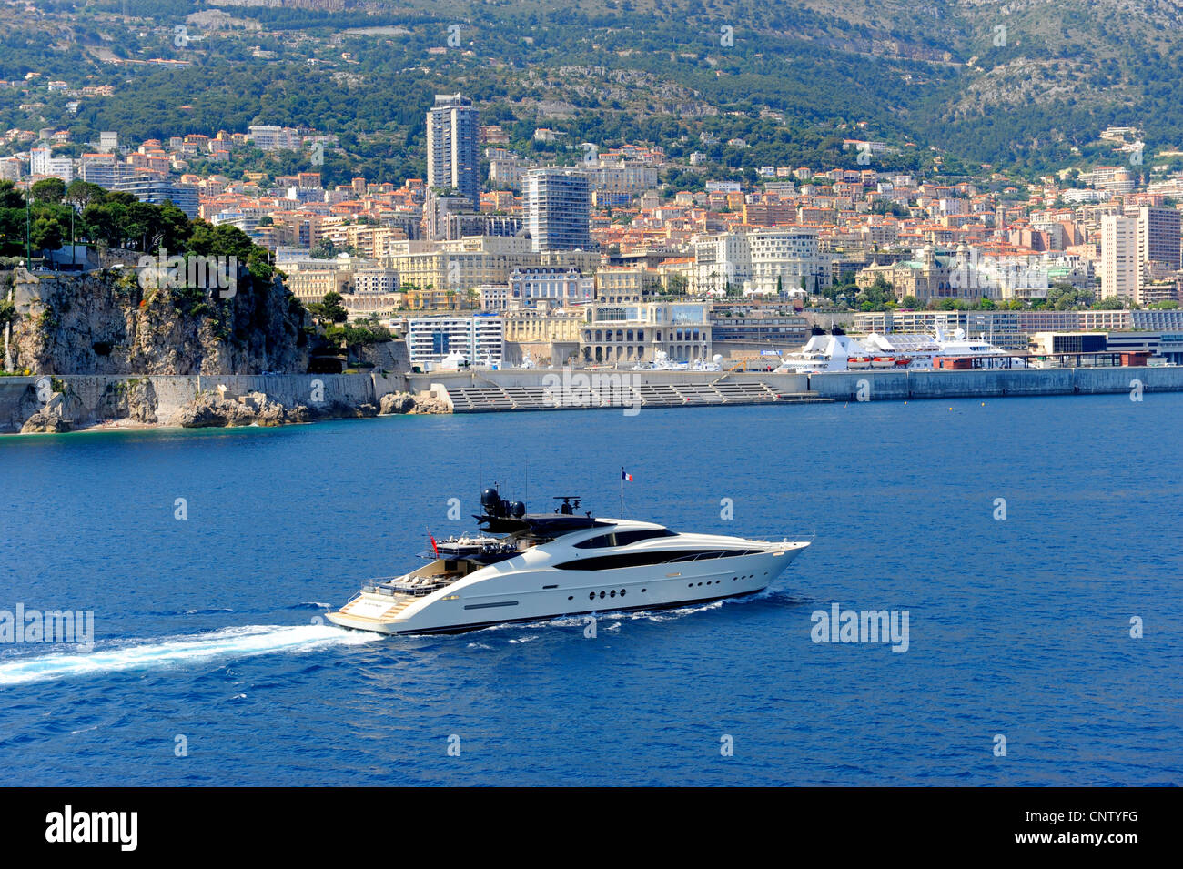 Harbor Monte Carlo Monaco Principality French Riviera Mediterranean ...