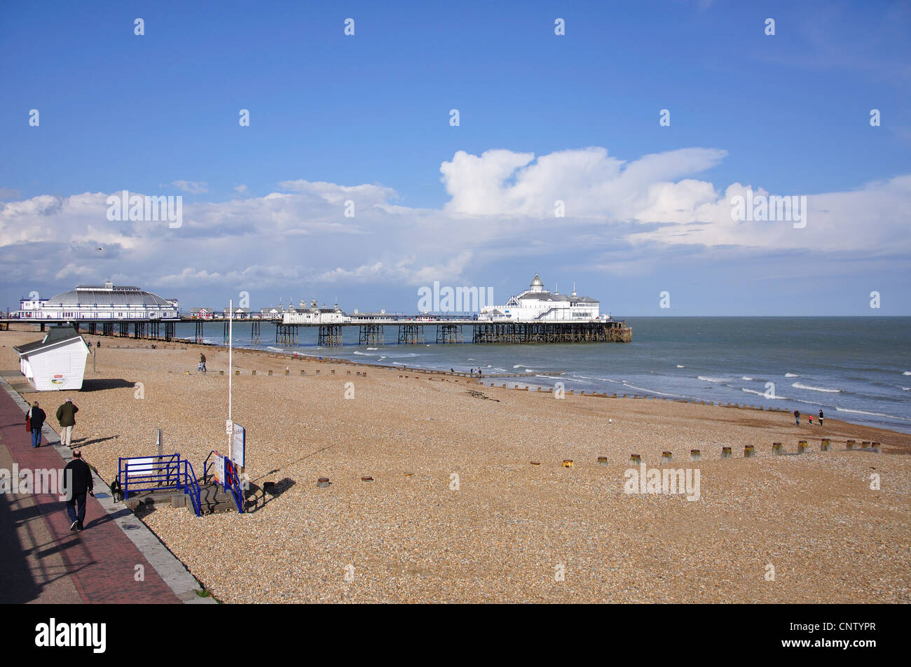 Eastbourne seafront beach promenade pier hi-res stock photography and ...