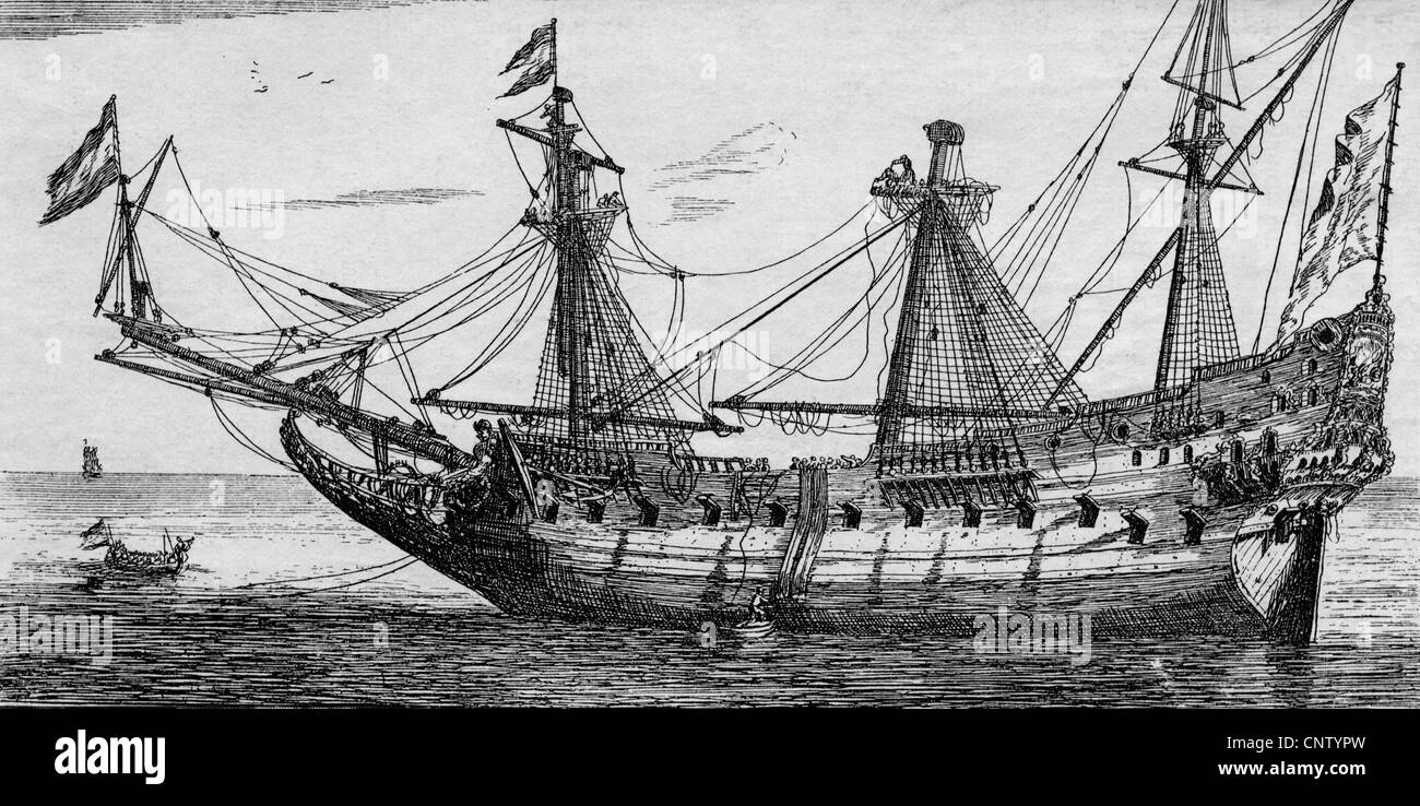 Trade ship 17th century hi-res stock photography and images - Alamy