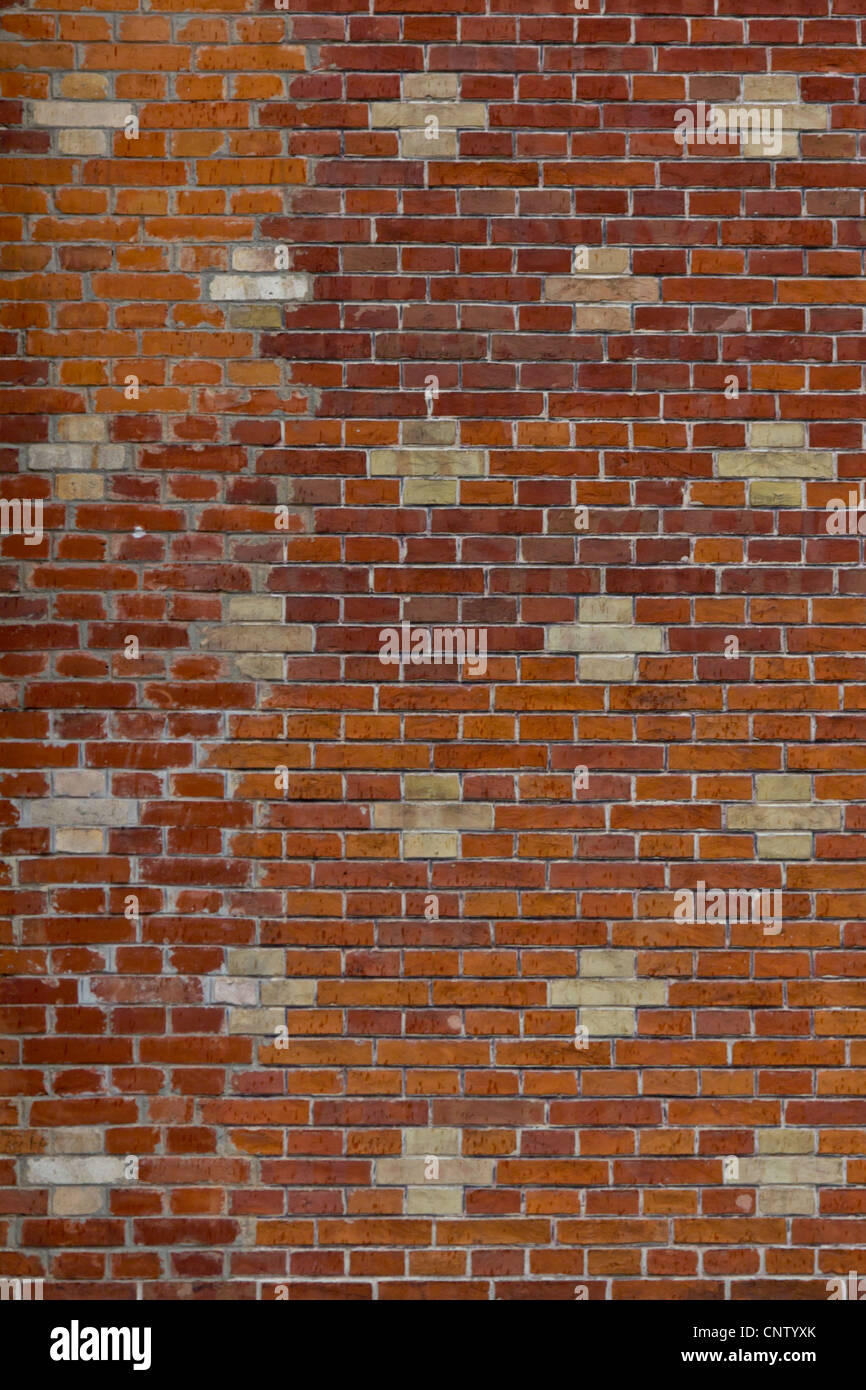 A set of bricks with a cross pattern at an old building in Vienna Stock ...