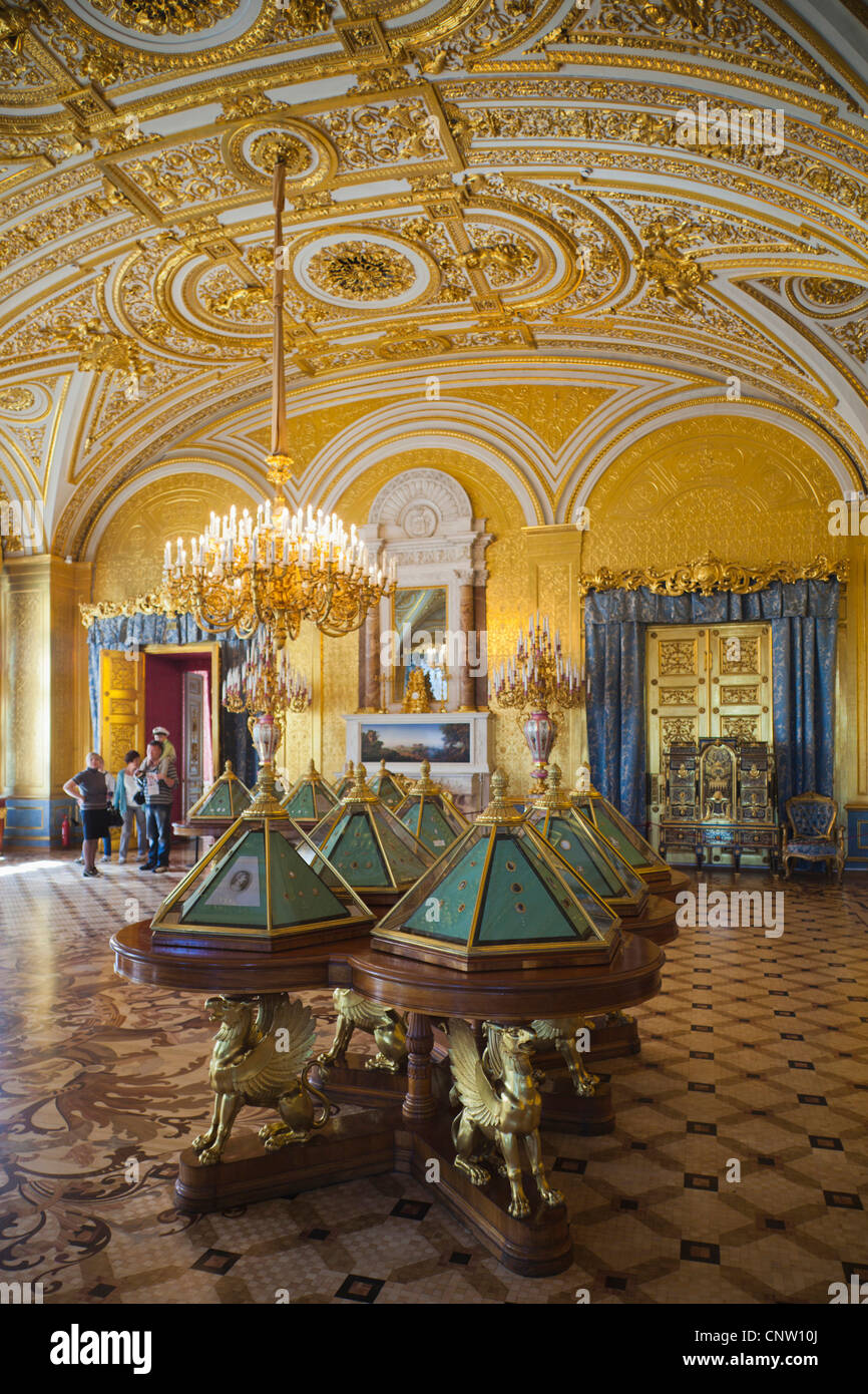 Russia, Saint Petersburg, Center, Winter Palace, Hermitage Museum ...