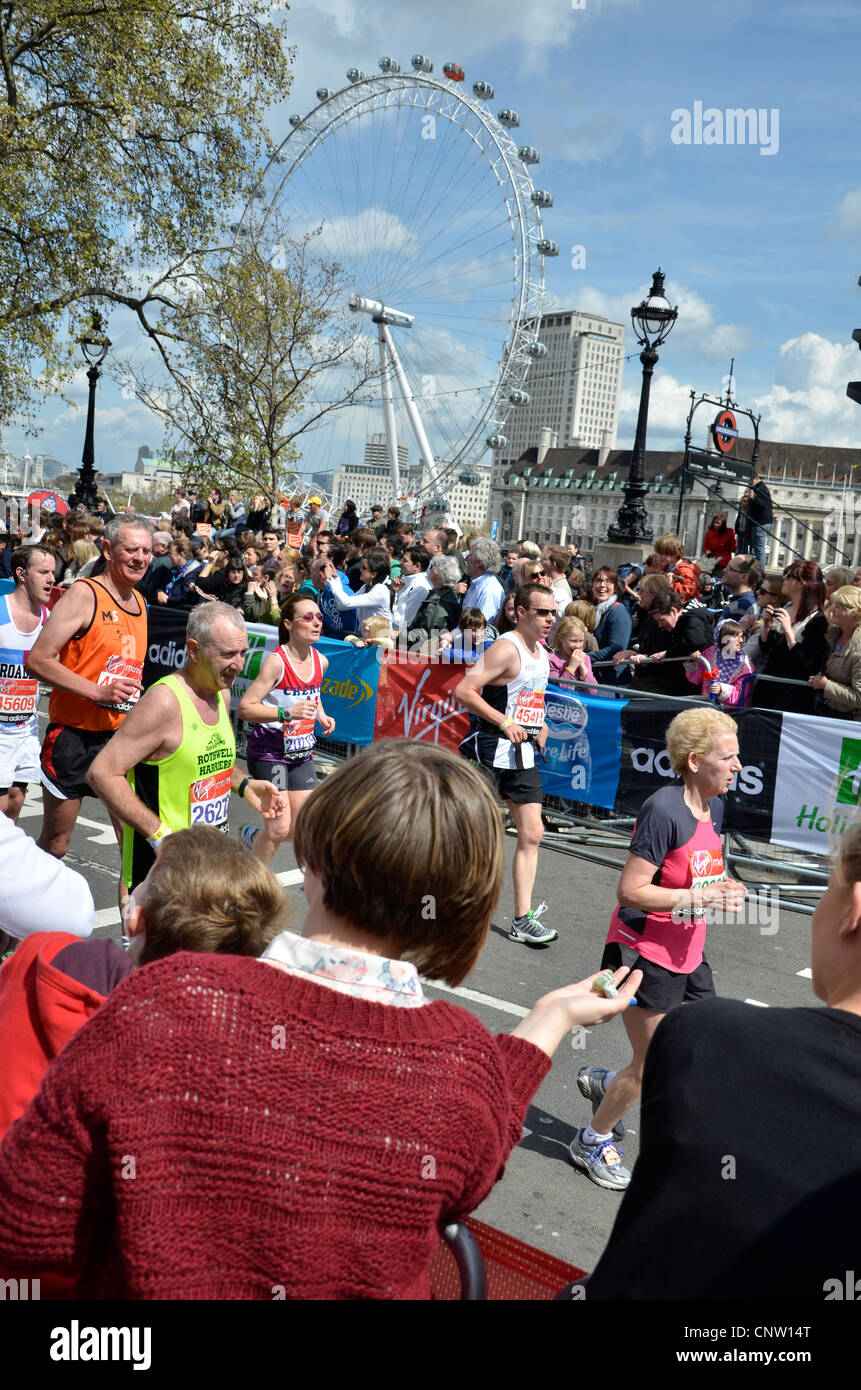 London, UK, 22/04/2012 - Virgin London Marathon 2012 Stock Photo - Alamy