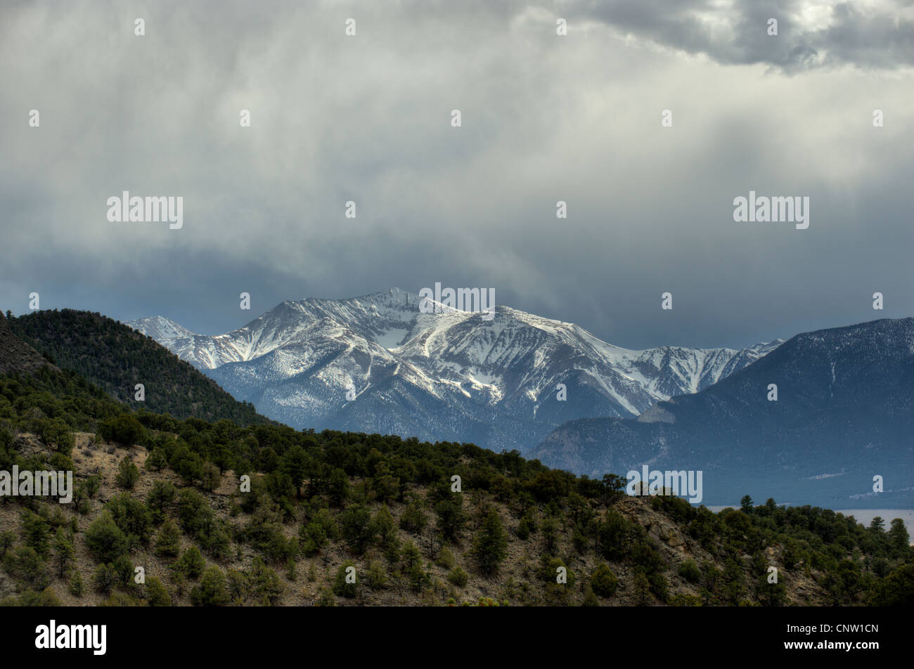 Mount Antero, eleventh highest peak in Colorado Stock Photo - Alamy