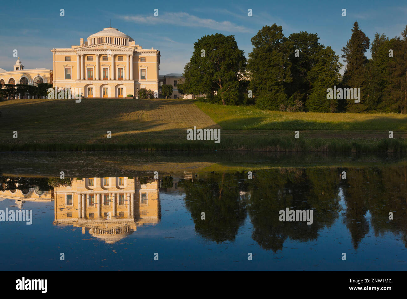 Russia, Saint Petersburg, Pavlovsk, Great Palace of Czar Paul I ...