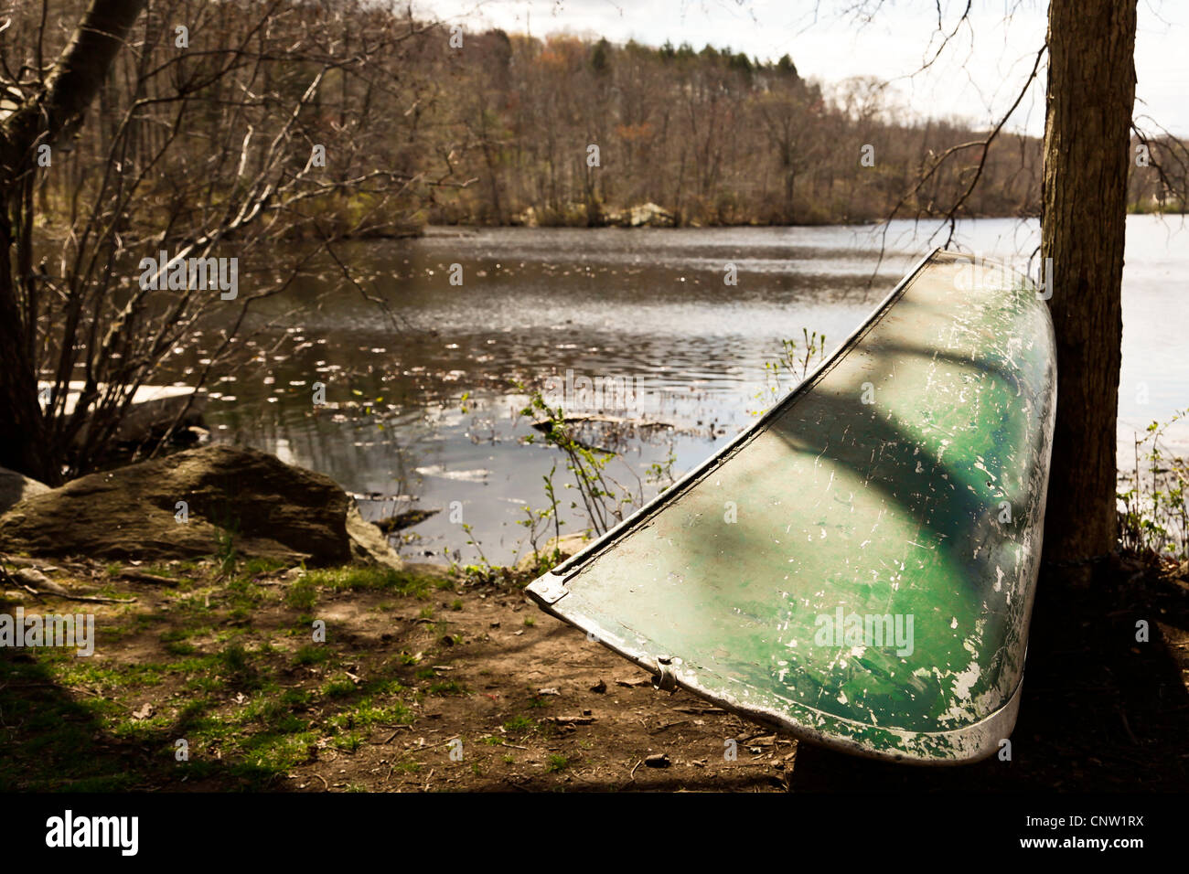 Canadian type canoe hi-res stock photography and images - Alamy