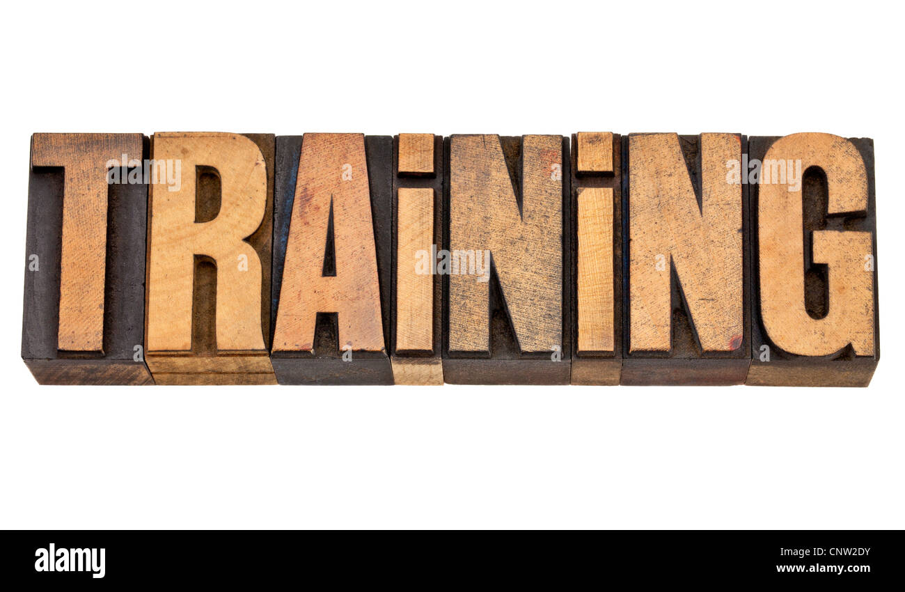 Training word hi-res stock photography and images - Alamy