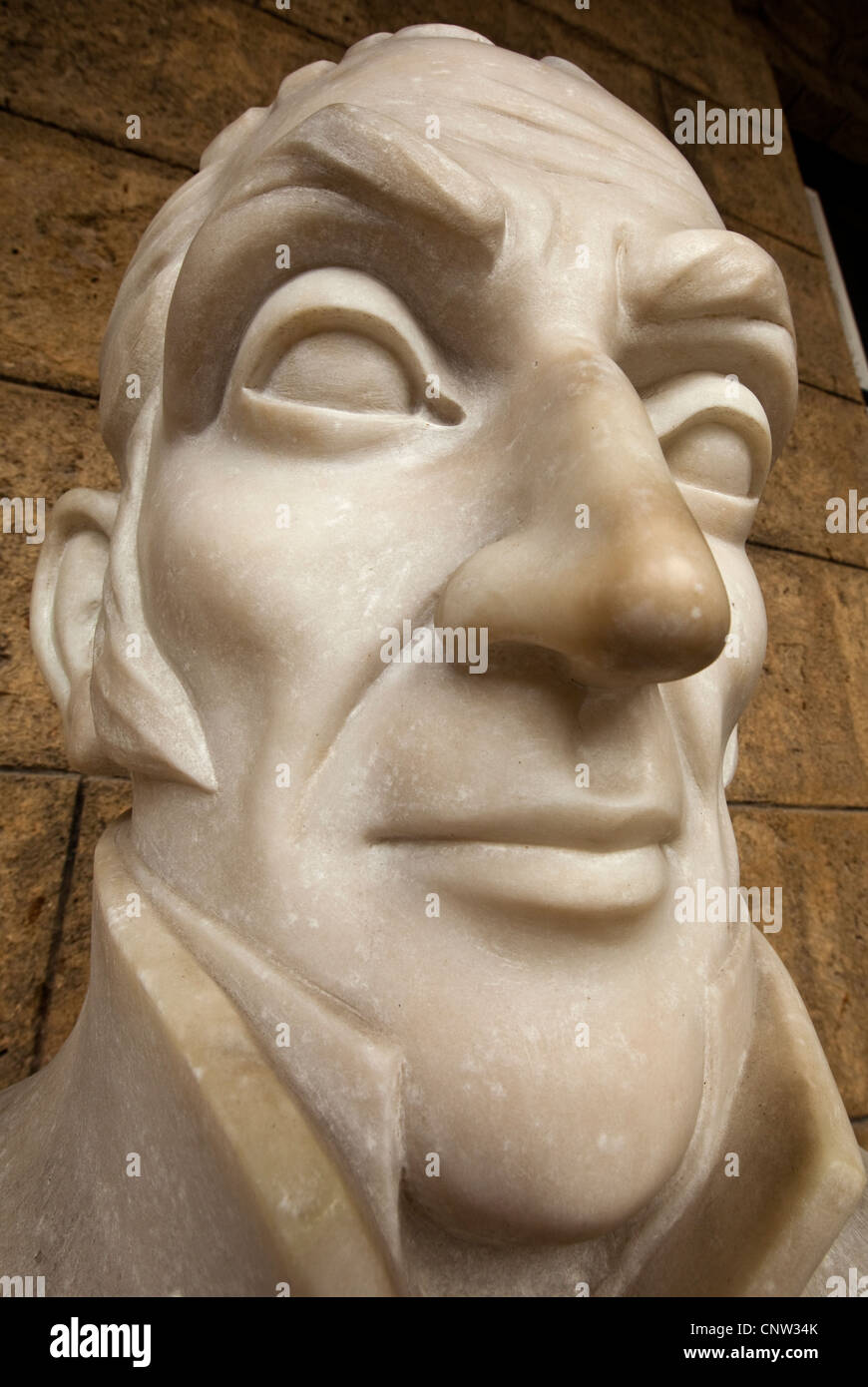 Marble carving of Garibaldi Stock Photo - Alamy