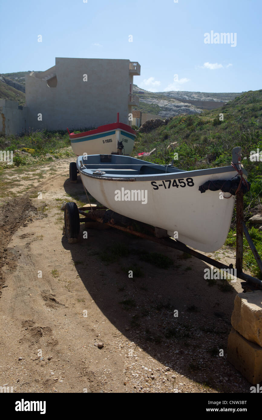 A small inshore fishing boats Stock Photo - Alamy