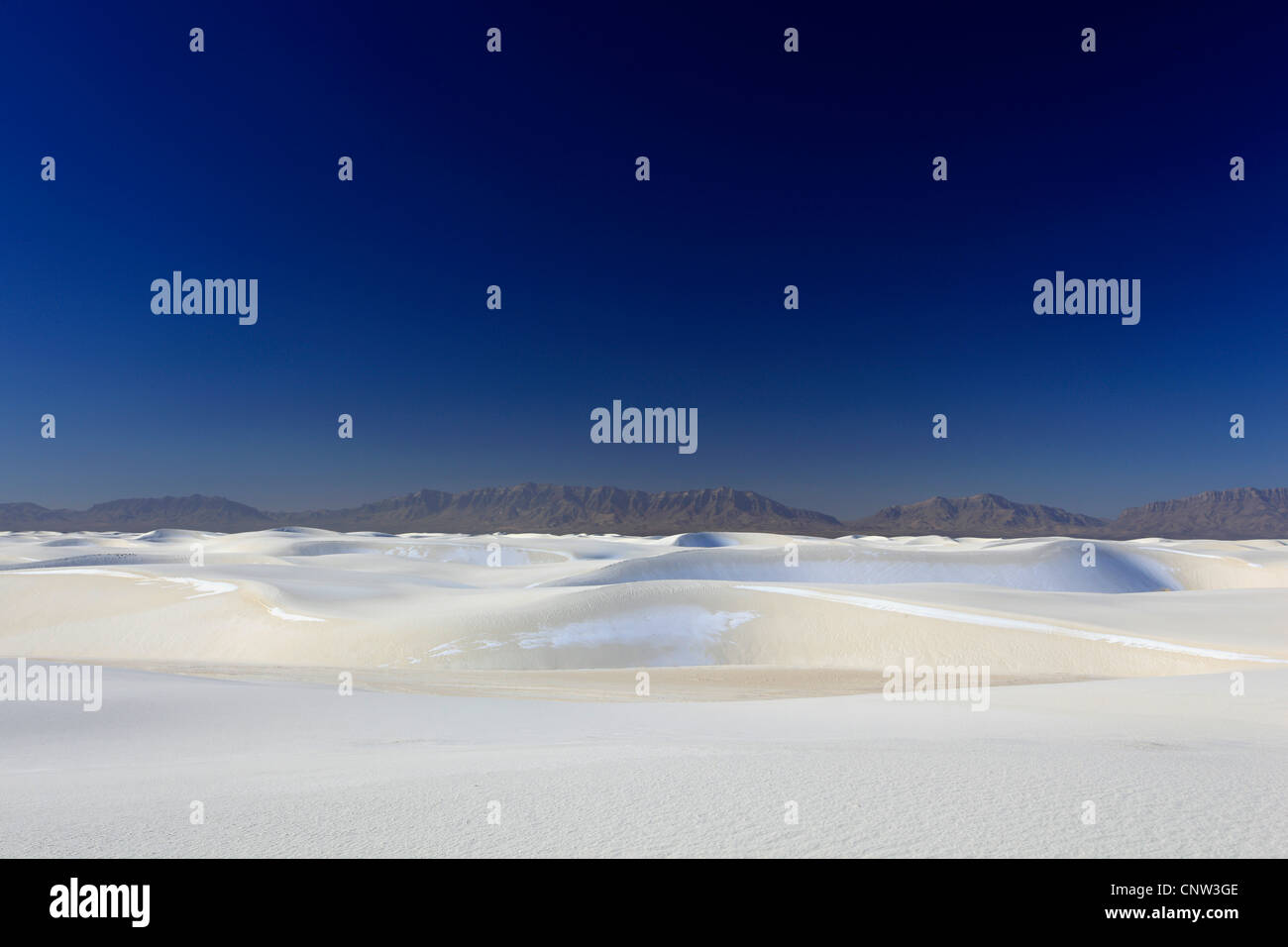 dunes of gypsum, USA, New Mexico, White Sands National Monument Stock ...