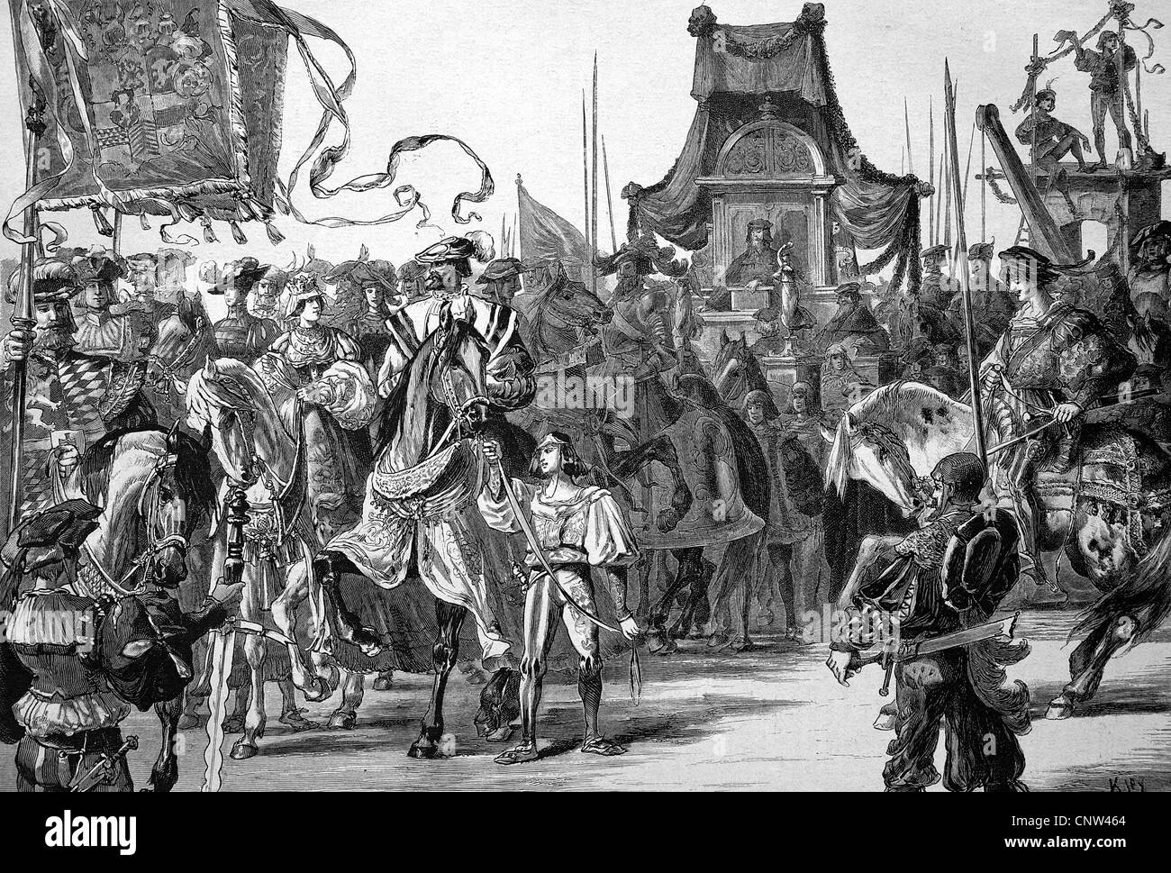 Elector Otto Heinrich, 1502 - 1559, Count Palatine of Pfalz-Neuburg and ...