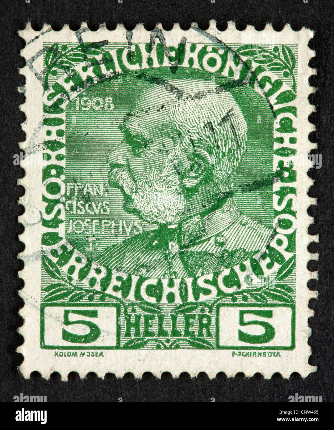 Austrian postage stamp Stock Photo - Alamy