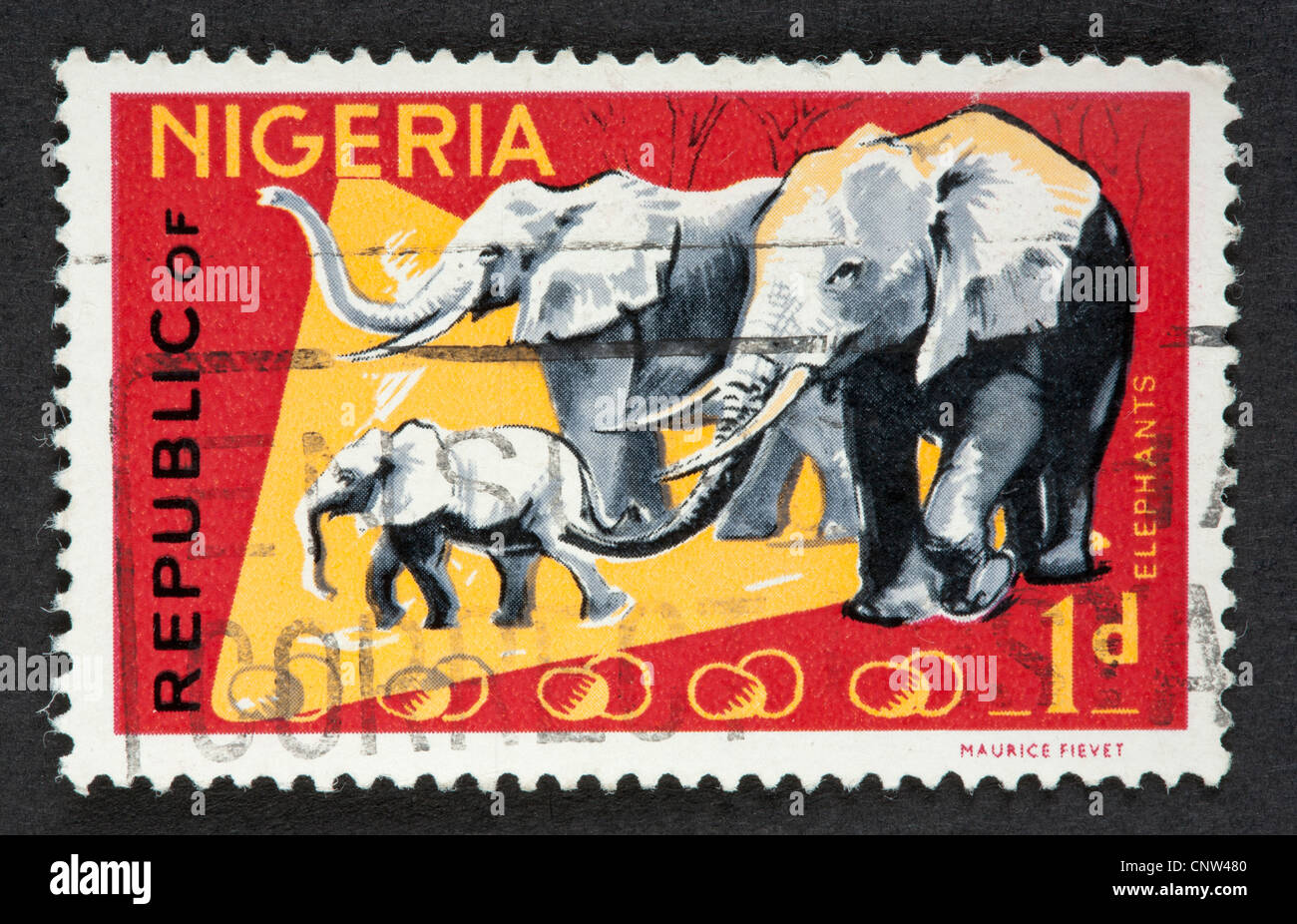 Nigerian postage stamp hi-res stock photography and images - Alamy