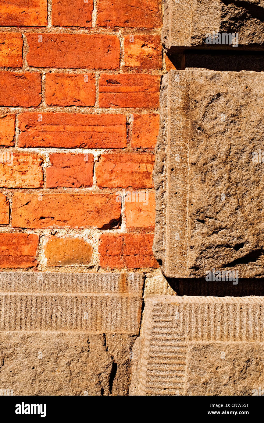 Basalt brick wall hi-res stock photography and images - Alamy