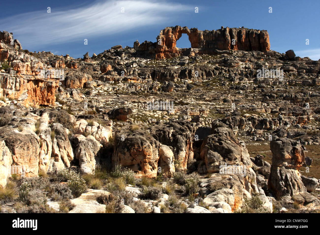 rock formation in the Cederbergs at Wolfsberg Arch Hike, South Africa ...