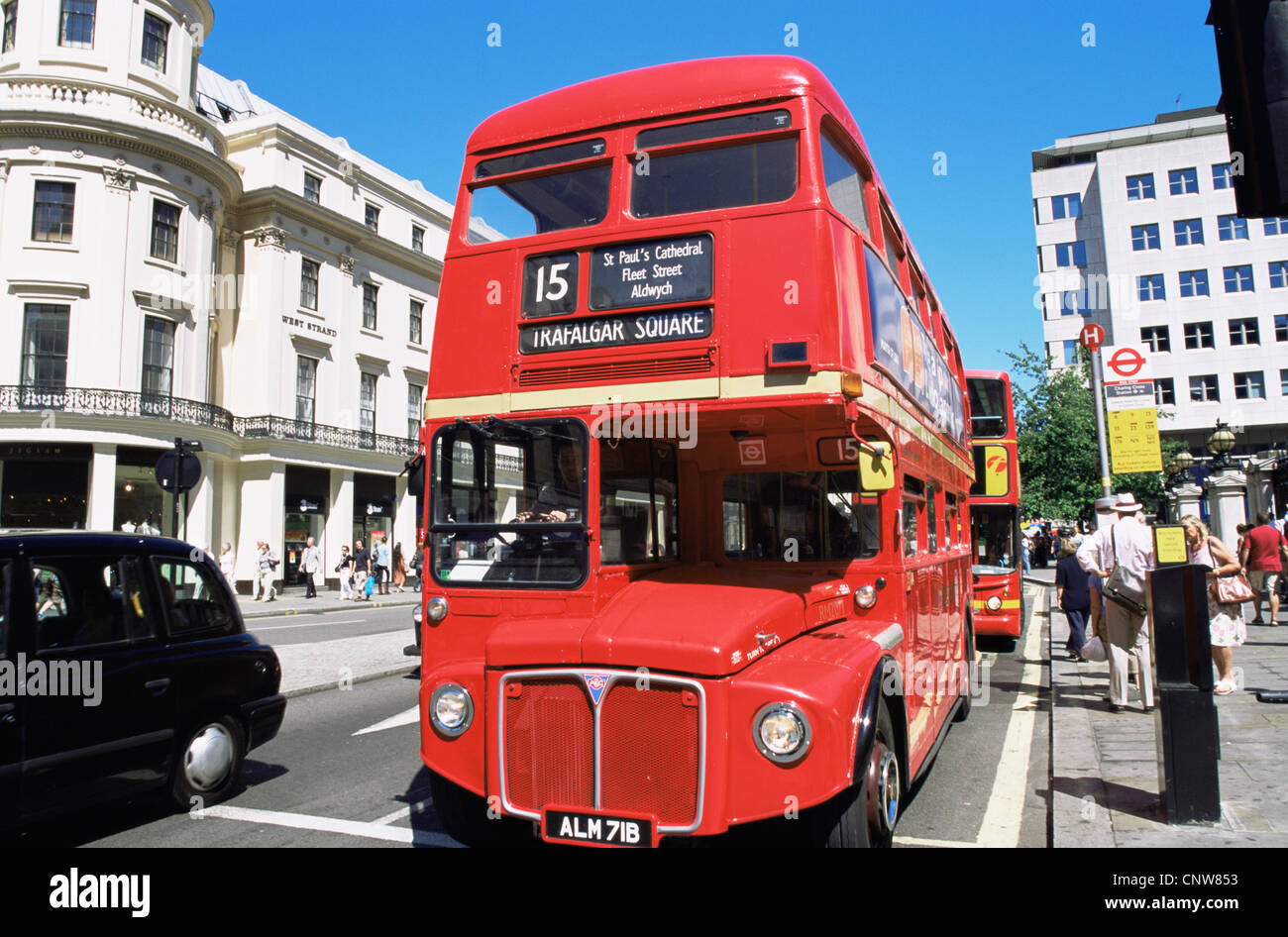 England,London,Routemaster Double Decker Bus Stock Photo - Alamy