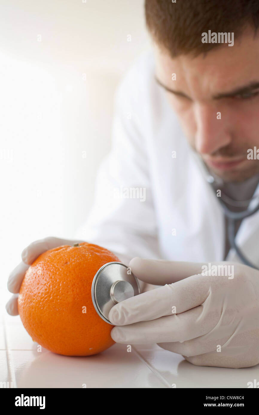 Scientist listening hi-res stock photography and images - Alamy
