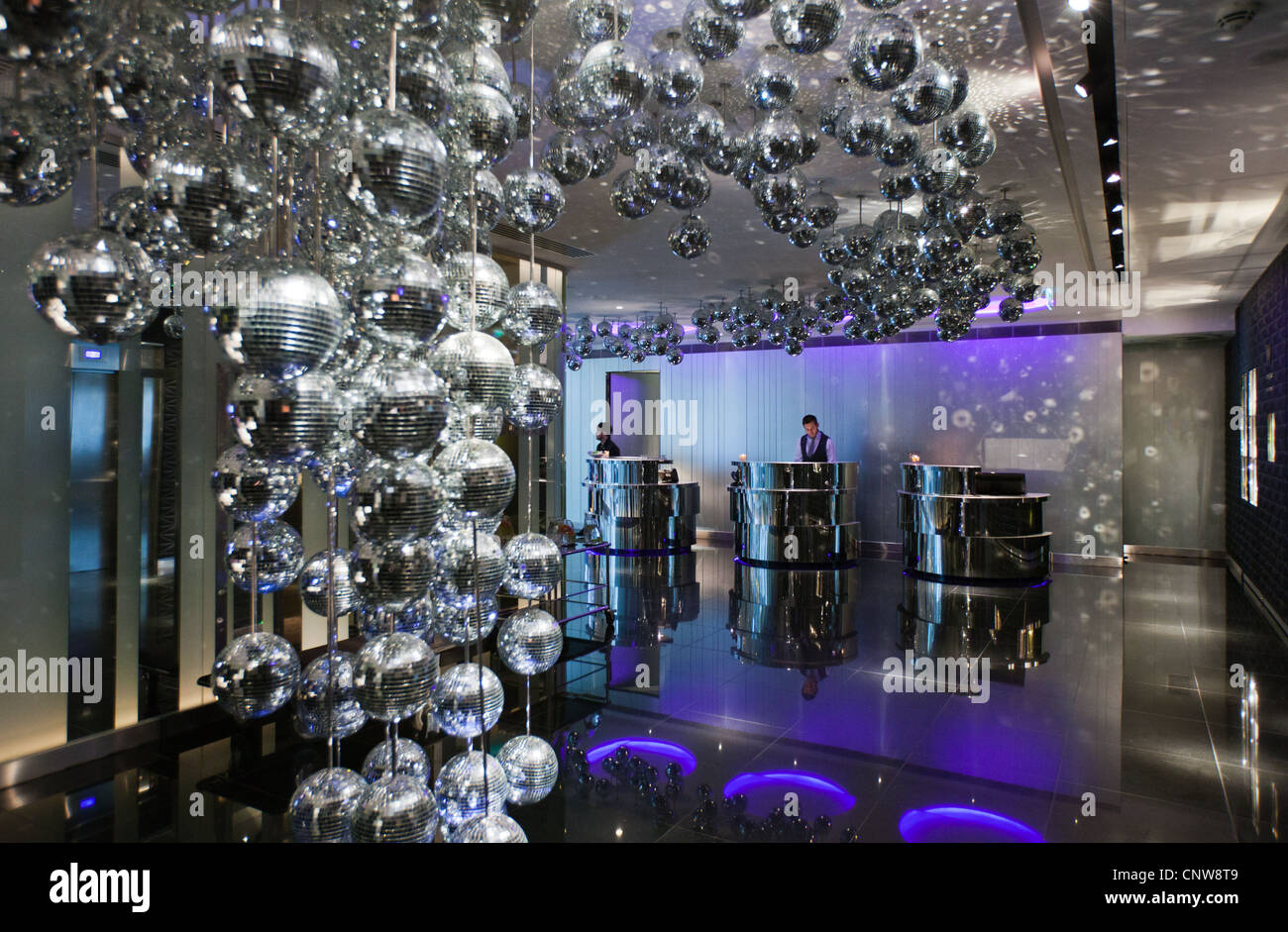 Europe England London, the afternoon tea hall of the West London Hotel ...