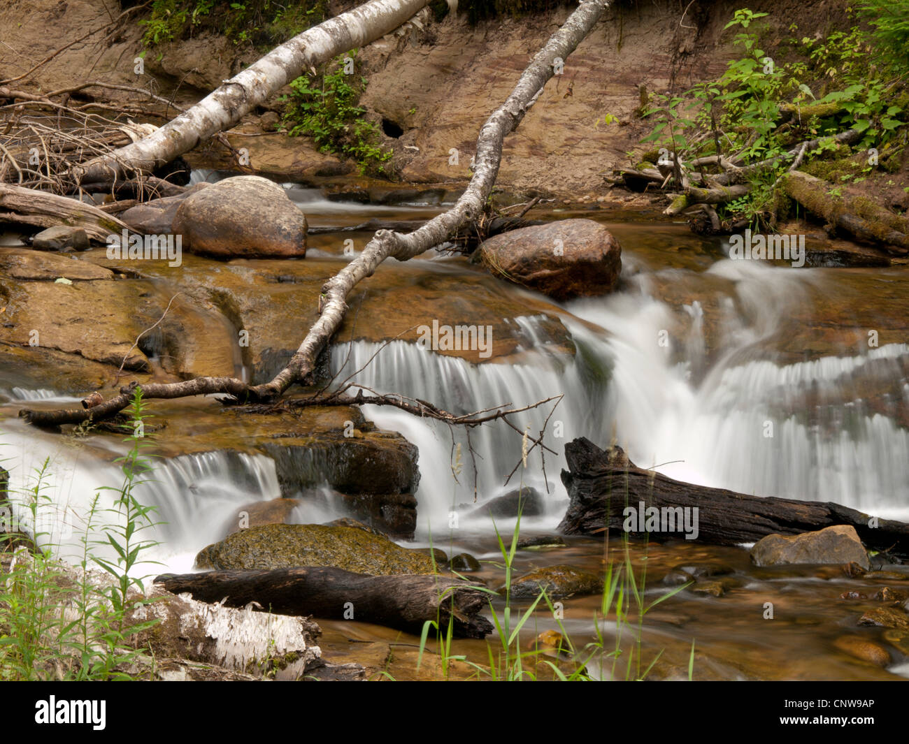 Wagner Falls High Resolution Stock Photography and Images - Alamy