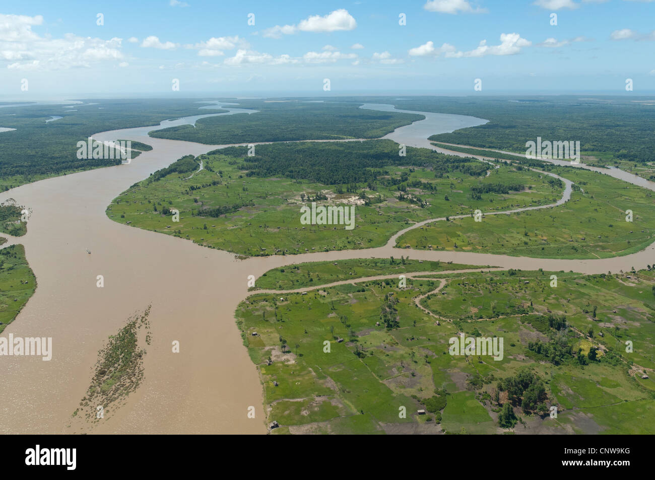 Rufiji River delta, aerial view, Lindi Region, Tanzania Stock Photo - Alamy