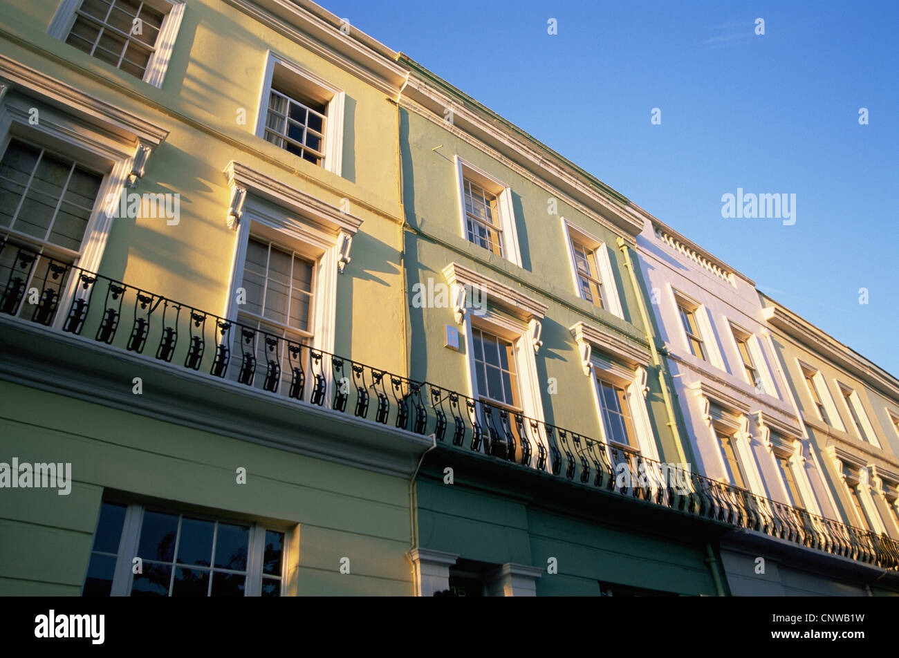 England, London, Notting Hill, Residential Housing in Westbourne Grove ...